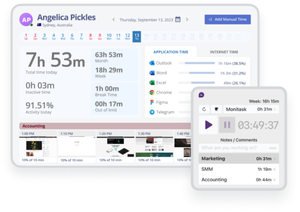 Explore all Monitask Features | Monitask